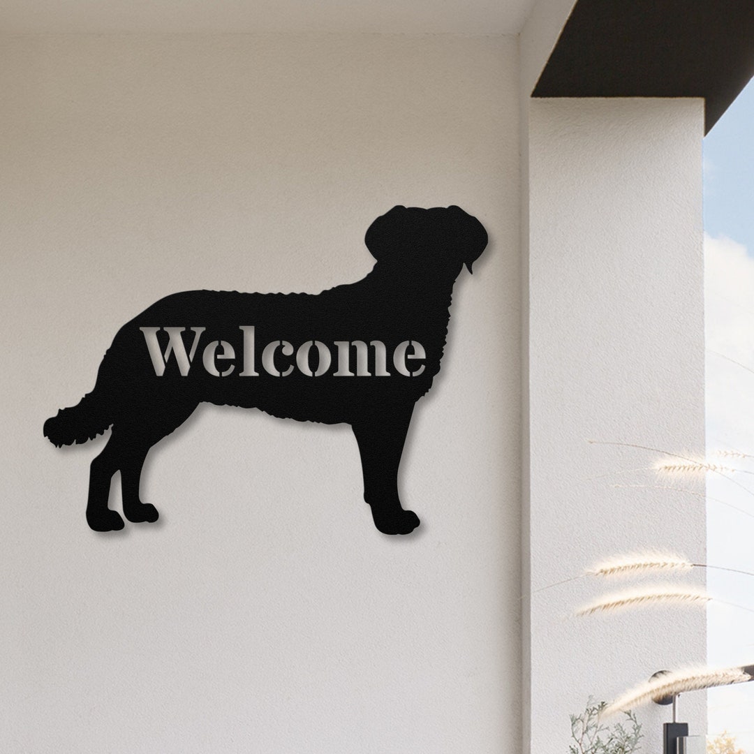 Chesapeake Bay Retriever Welcome Sign for Front Porch, Chessie Gifts ...
