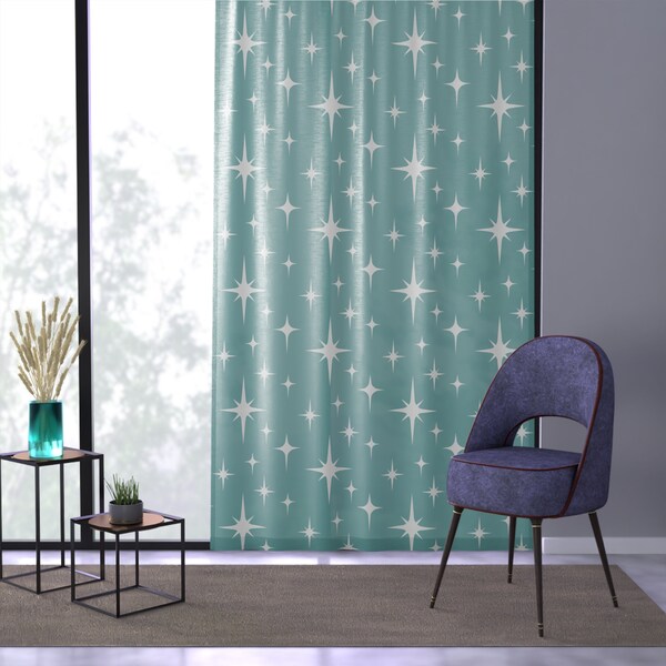 Aqua Curtains - Etsy