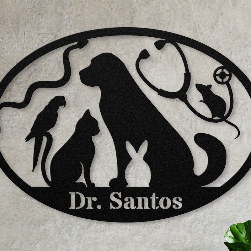 Metal Veterinary Sign - Etsy