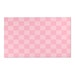 Pink Checkered Rug Checkerboard Rug Funky Rug Blush Pink - Etsy