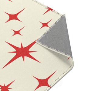 Retro Rug, Mid Century Modern Atomic Starburst Area Rug, Boho Rug, Mcm ...