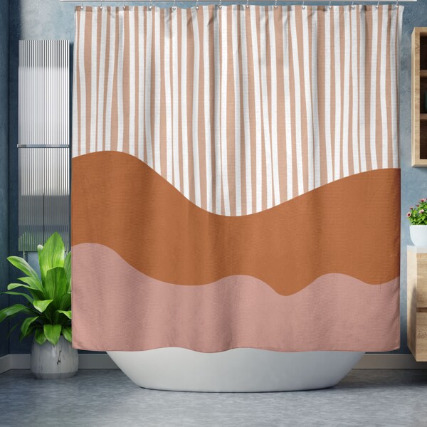Terracotta Curtain Etsy