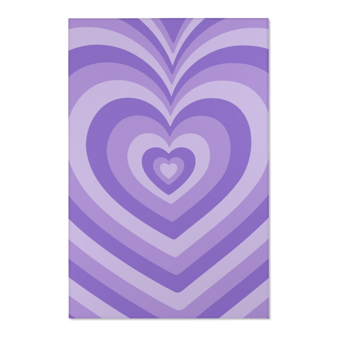 Purple Hearts Indie Aesthetic Boho Rug Danish Pastel Room | Etsy