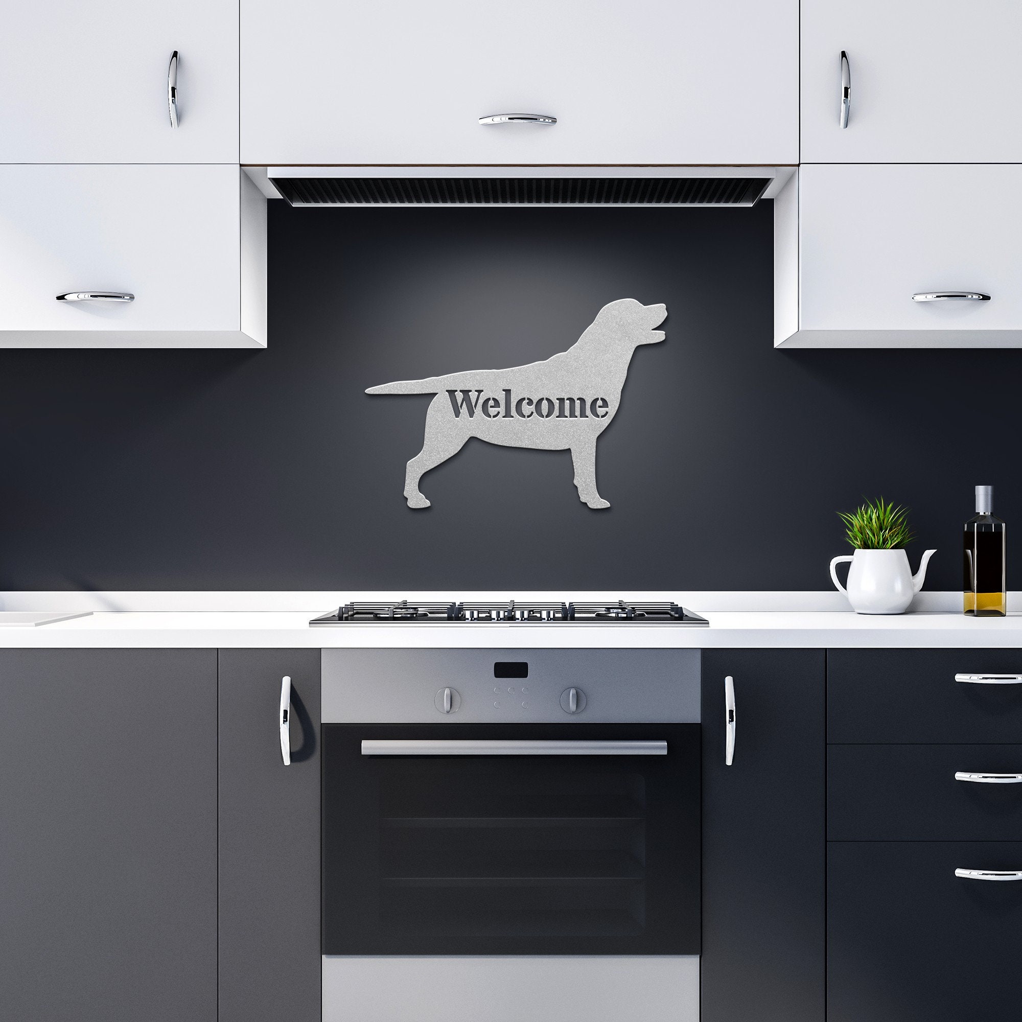 Labrador Welcome Sign for Front Porch, Black Lab Gifts, Labrador ...
