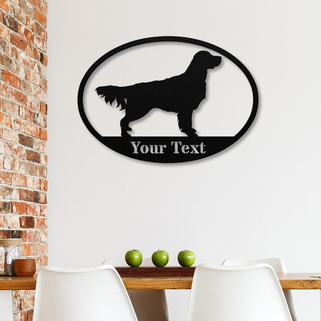 Personalized Golden Retriever Gifts, Custom Golden Retriever Wall Decor ...