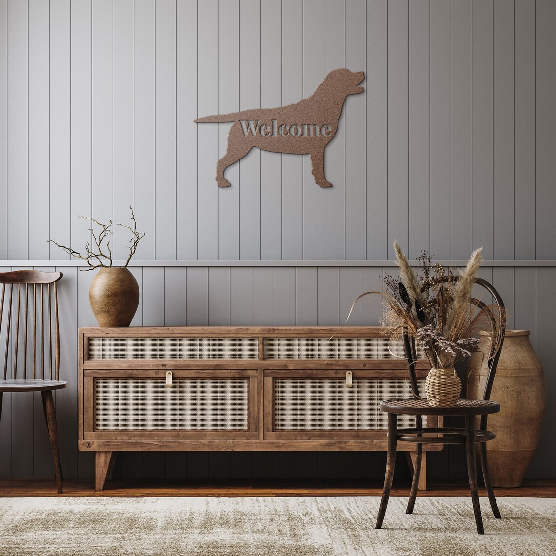 Labrador Welcome Sign for Front Porch, Black Lab Gifts, Labrador ...