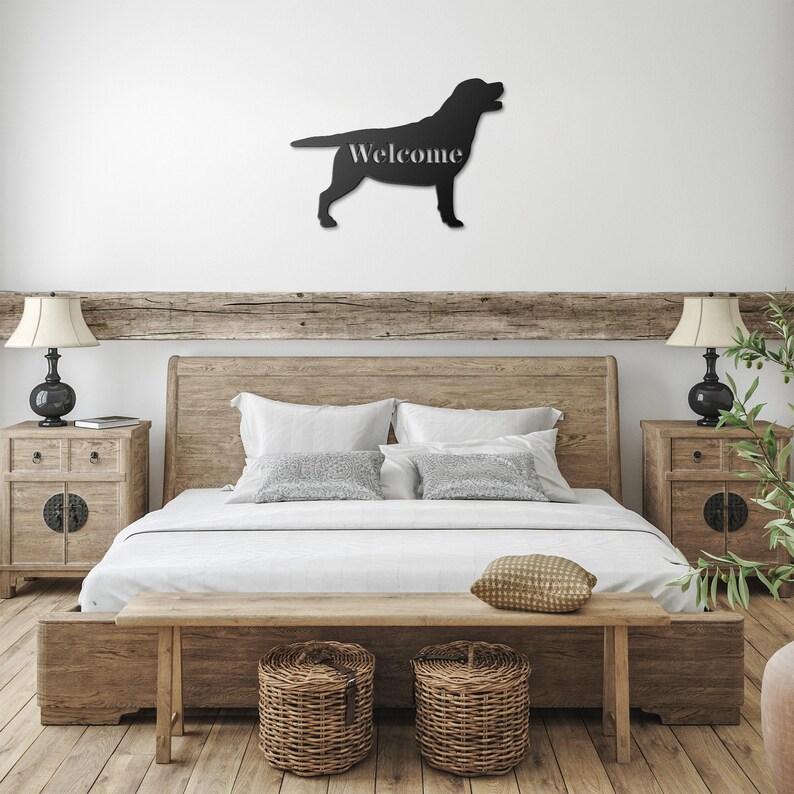 Labrador Welcome Sign for Front Porch, Black Lab Gifts, Labrador ...