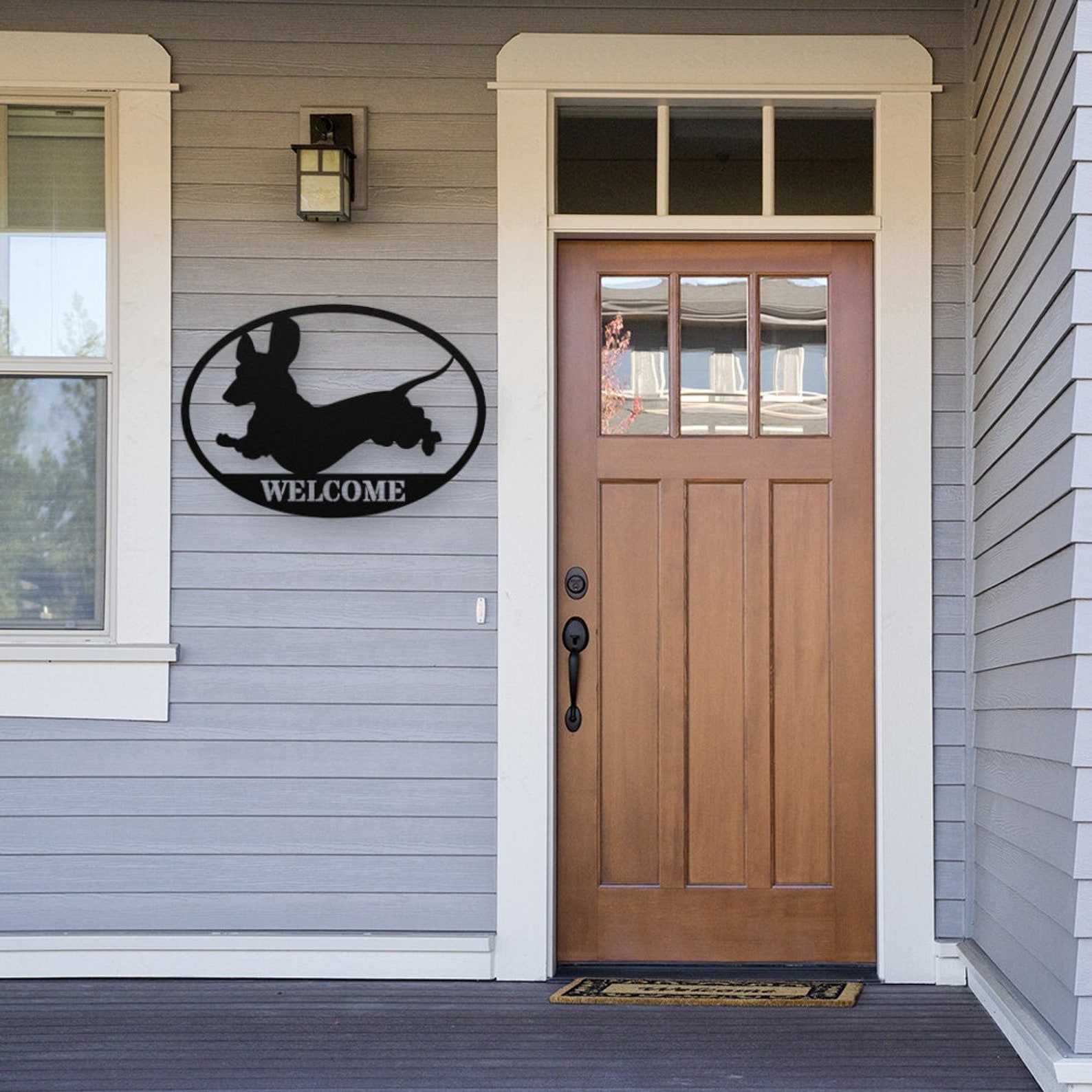Funny Dachshund Welcome Sign for Front Porch, Dachshund Gift, Dachshund ...