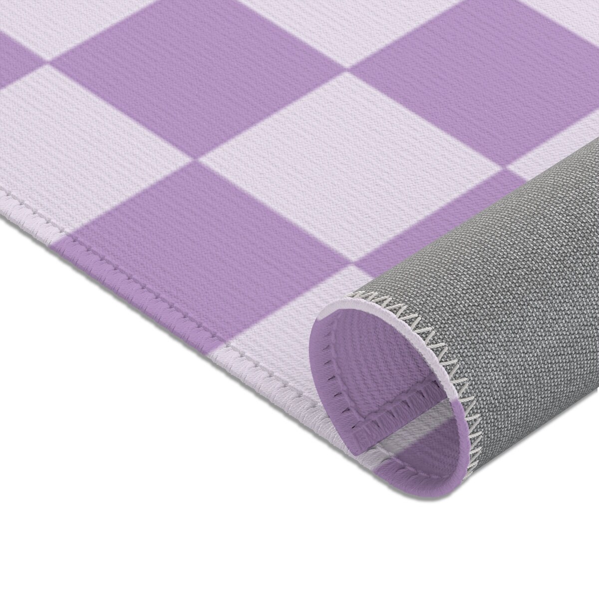 Checkered Rug Purple Checkerboard Rug Funky Rug Cute Rug - Etsy