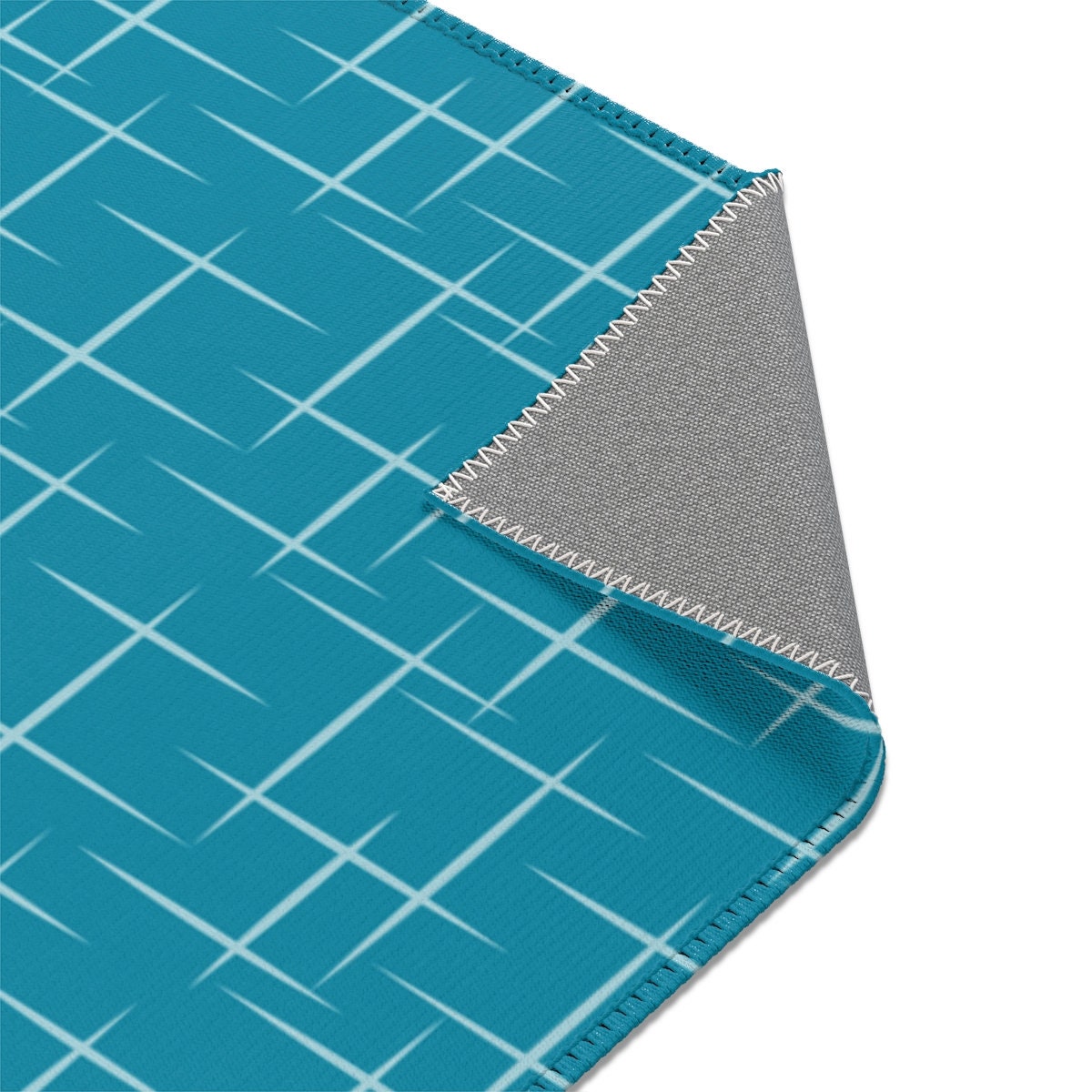 Retro Rug Mid Century Modern Atomic Starburst Area Rug Boho - Etsy