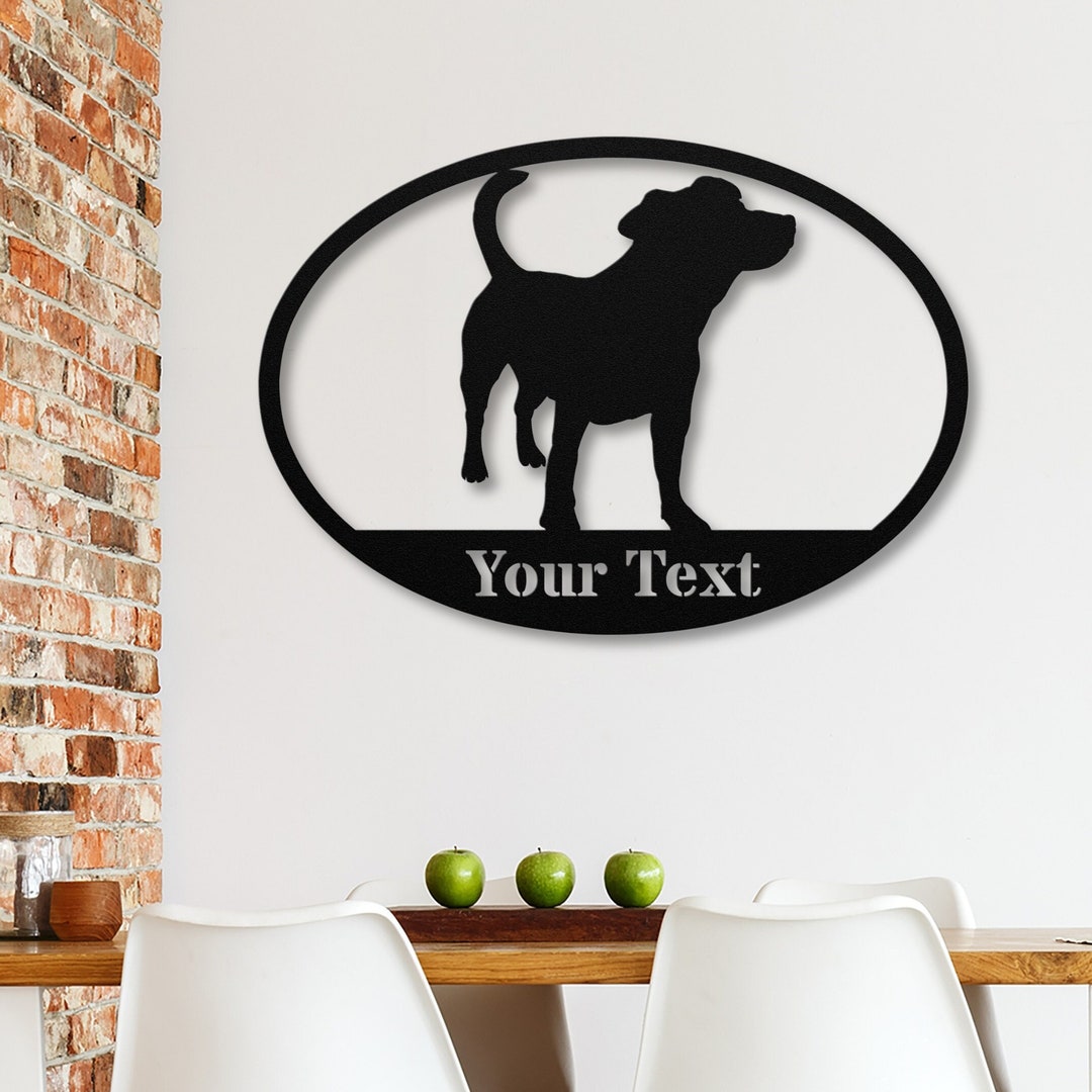 Personalized Jack Russell Terrier Gifts, Custom Dog Metal Wall Art ...