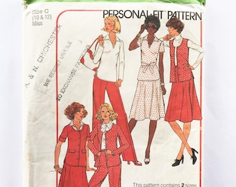 New Look 6375 Sewing Pattern Dress Top and Trousers Vintage - Etsy