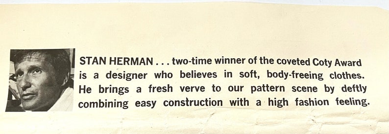 Vogue Very Easy Sewing Pattern 1773 / Stan Herman Designer / One ...
