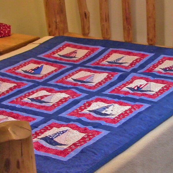 Sail Boat Quilt Pattern - Etsy
