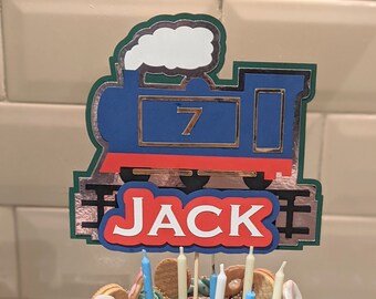 Steam Train Cake Topper - Etsy UK