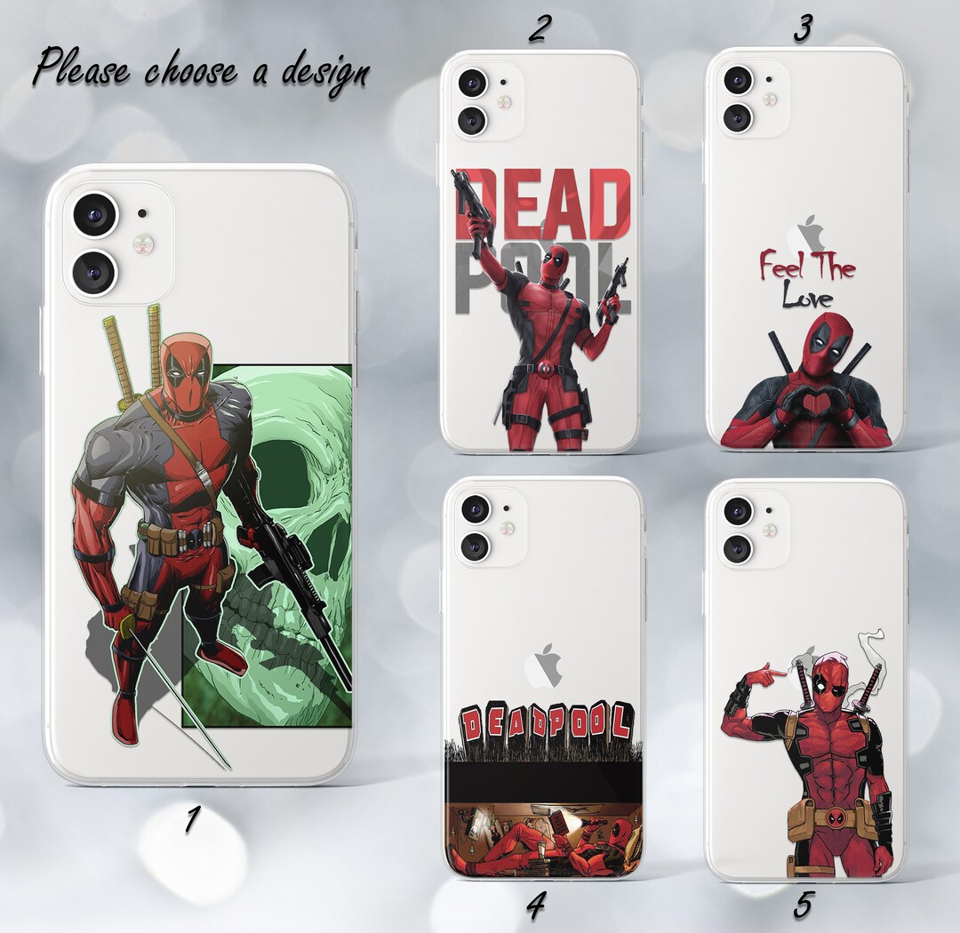 Deadpool Galaxy S24 Plus Case Superhero iPhone 13 14 15 Case Marvel ...