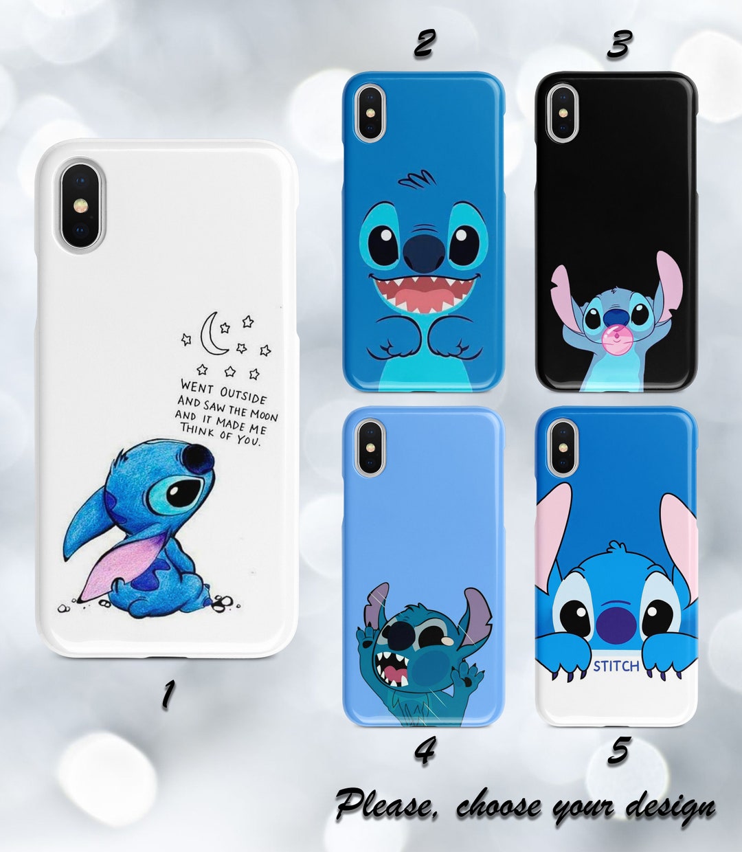 Stitch Galaxy S24 Case Disney Google Pixel 6 7 8 iPhone 13 14 15 Pro ...