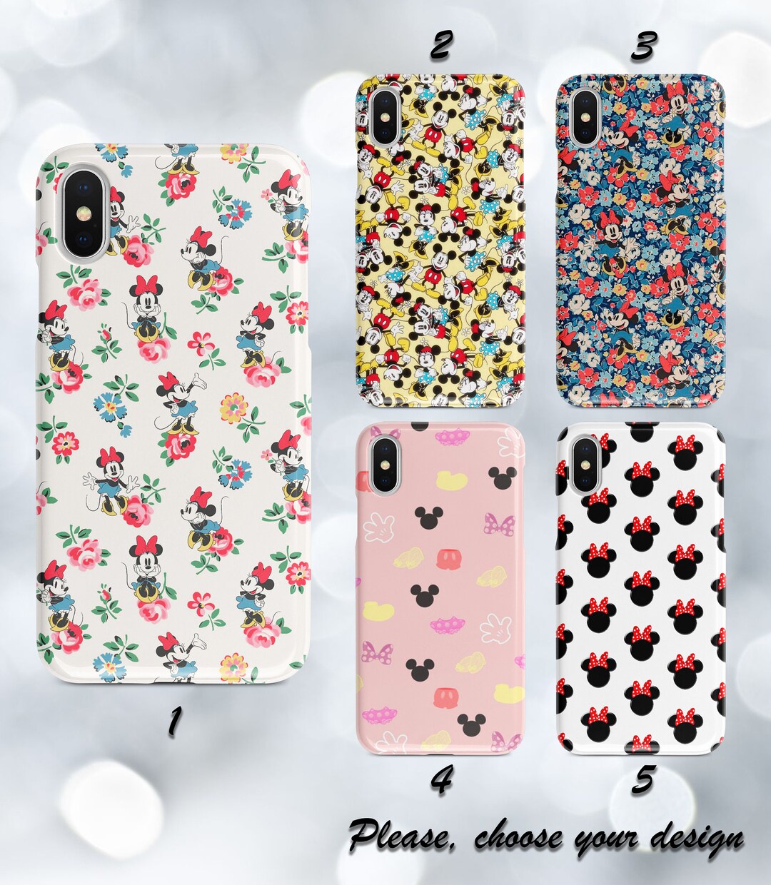 Minnie Mouse iPhone 13 14 15 16 Case Disney Galaxy S24 Case Google ...