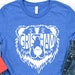 Custom School Grizzly Bear T-shirt Personalized School Mascot - Etsy