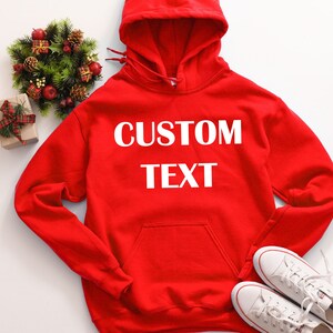 Customized Christmas Sweater Sweatshirt Hoodie, Custom Christmas Shirts ...