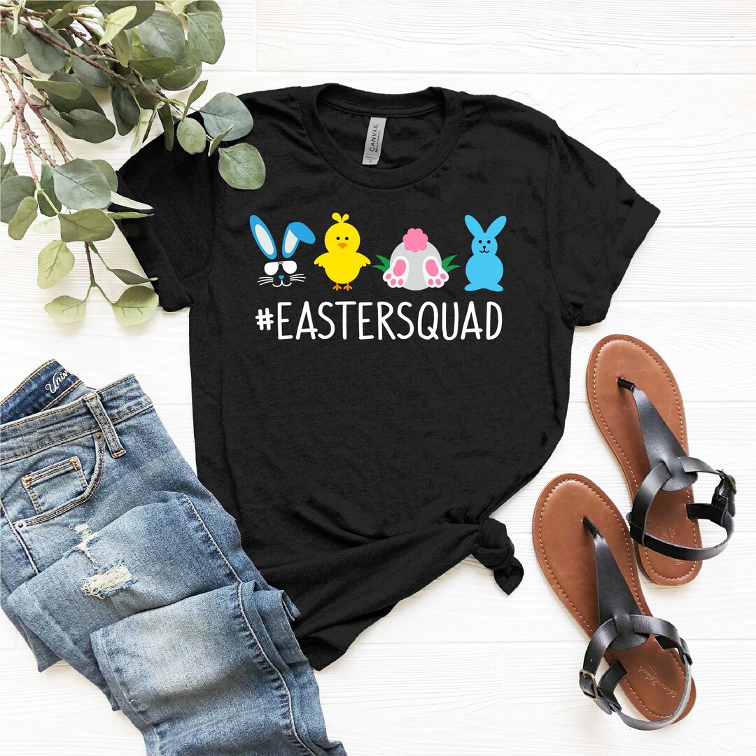 Easter Squad T-shirt, Easter Gift,cute Easter Bunny Shirt, Matching ...