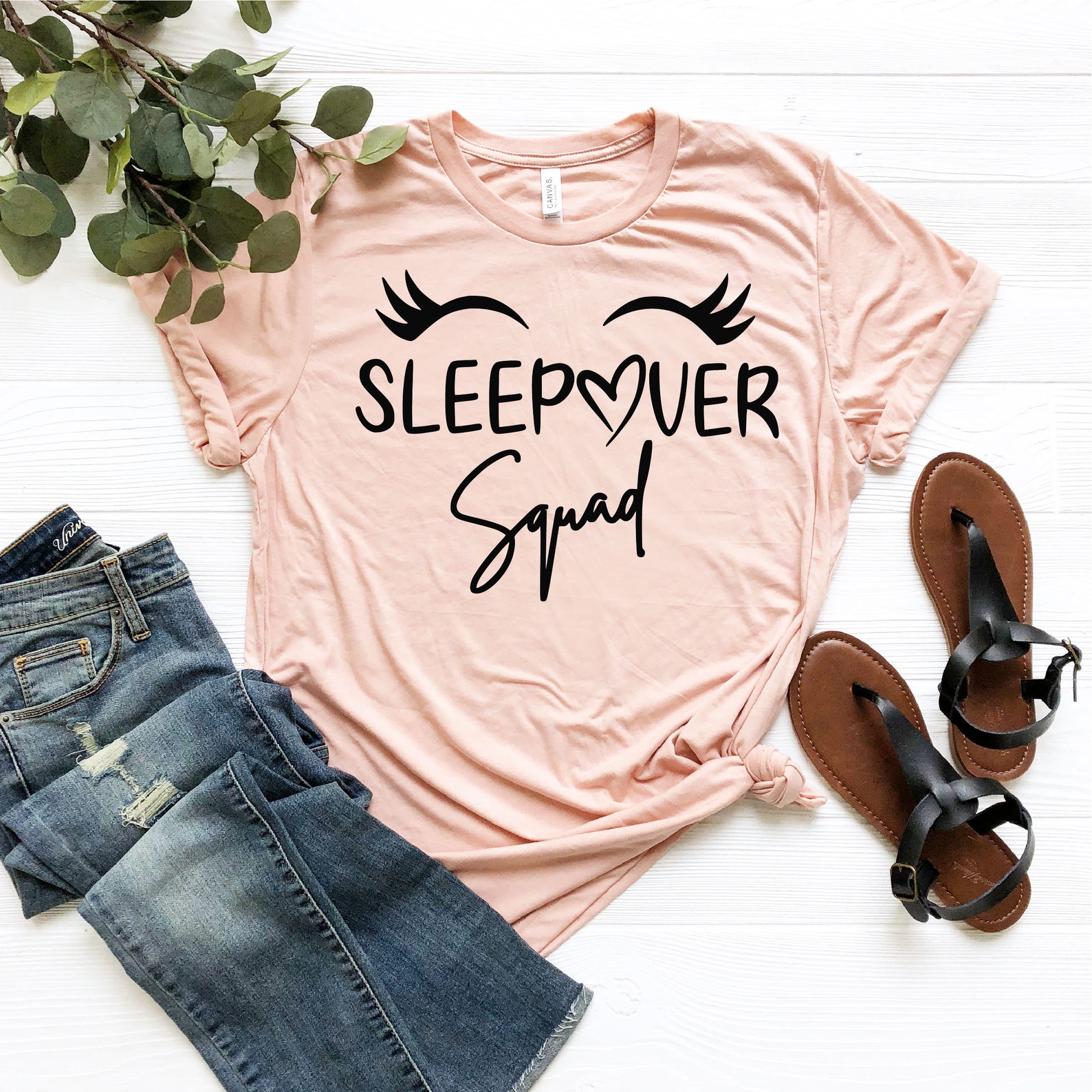 Sleepover Squad Shirts Birthday Shirt Slumber Party Shirts - Etsy