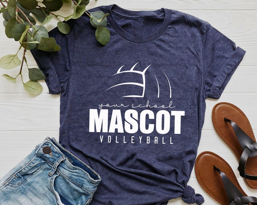Custom Mascot Volleyball T-shirts, Custom Volleyball Team Sweatshirt ...