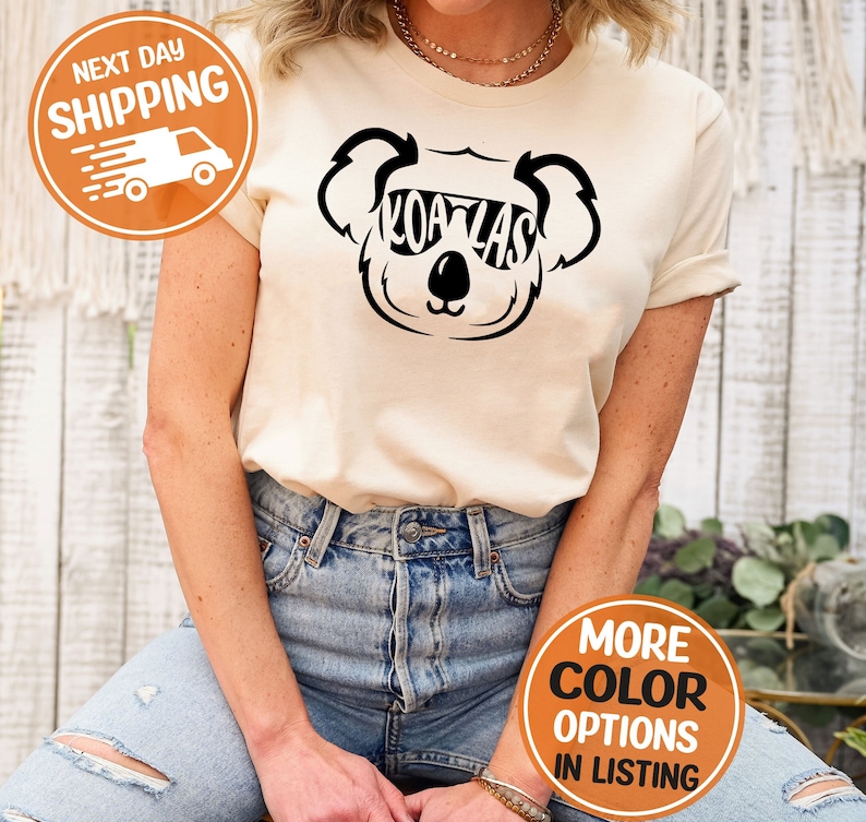 Koala School Tshirt, Team Mascot T-shirt,custom School Koala T-shirt ...
