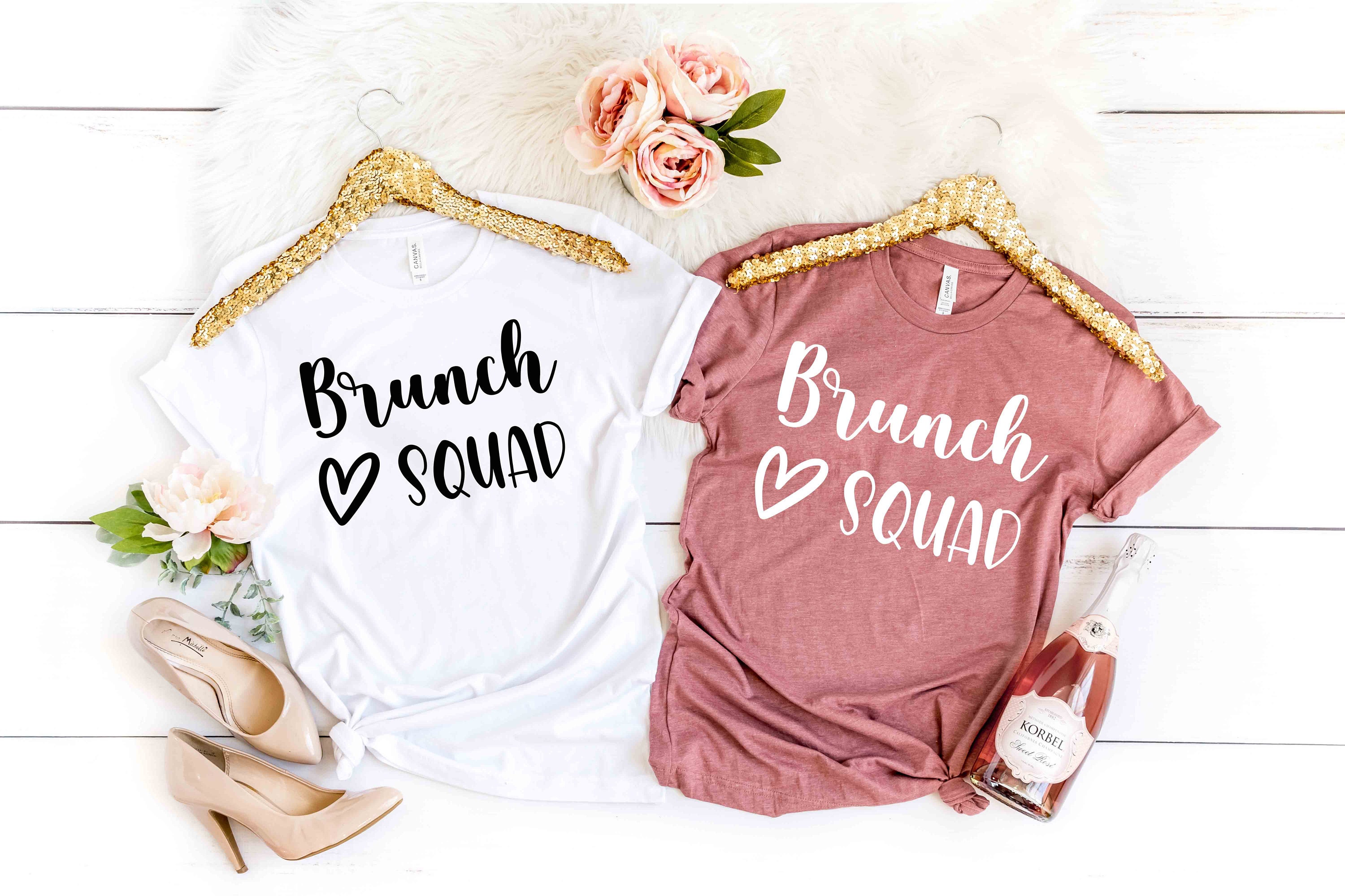 Brunch Squad Shirt Family Outfit Out For Brunch Tee Late | Etsy