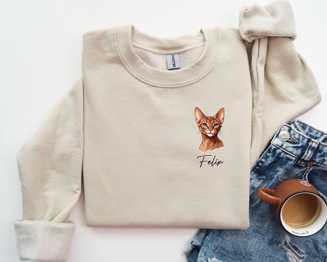 Custom Cat T-shirts, Cat Owner Sweatshirts, Cat Lover Shirts, Cat Names ...