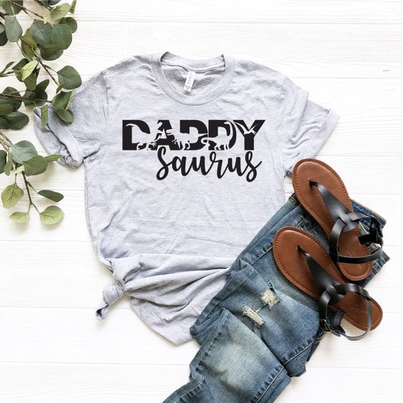Daddy Saurus Shirt Dinosaur Dad Shirt Daddysaurus T-shirt | Etsy