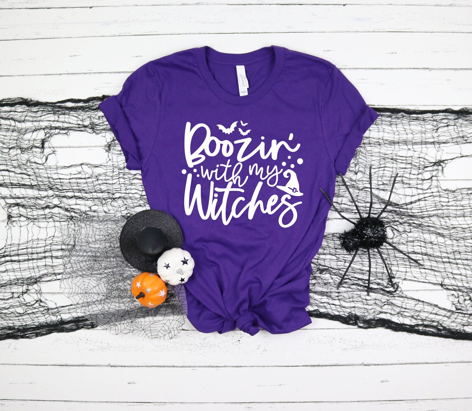 Boozin With My Witches Shirt Halloween Wine Shirt Haloween - Etsy