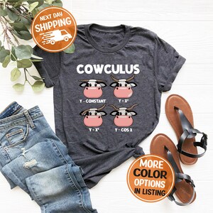 Cowculus Sarcastic Math Teacher T-shirt, Math Lover Apparel, Science ...