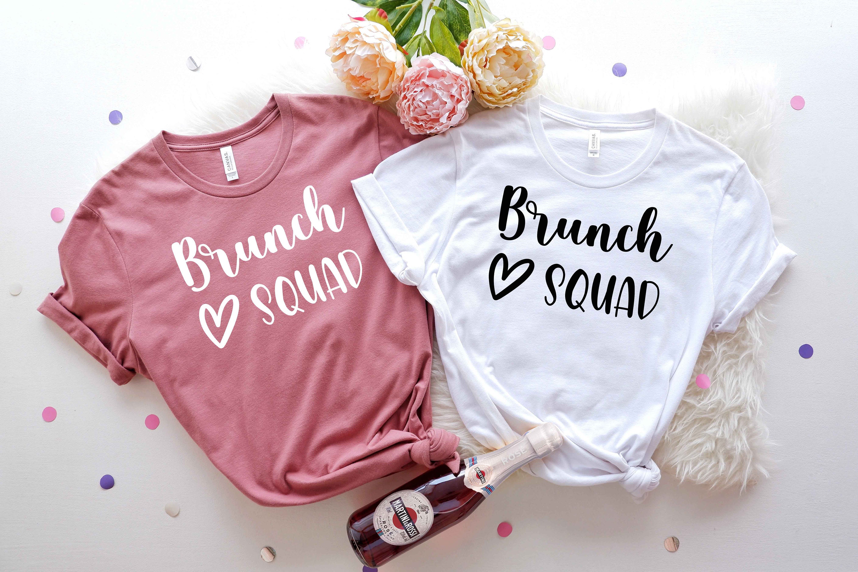 Brunch Squad Shirt Family Outfit Out For Brunch Tee Late | Etsy