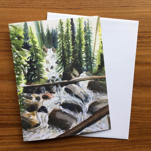 Waterfall Card - Etsy