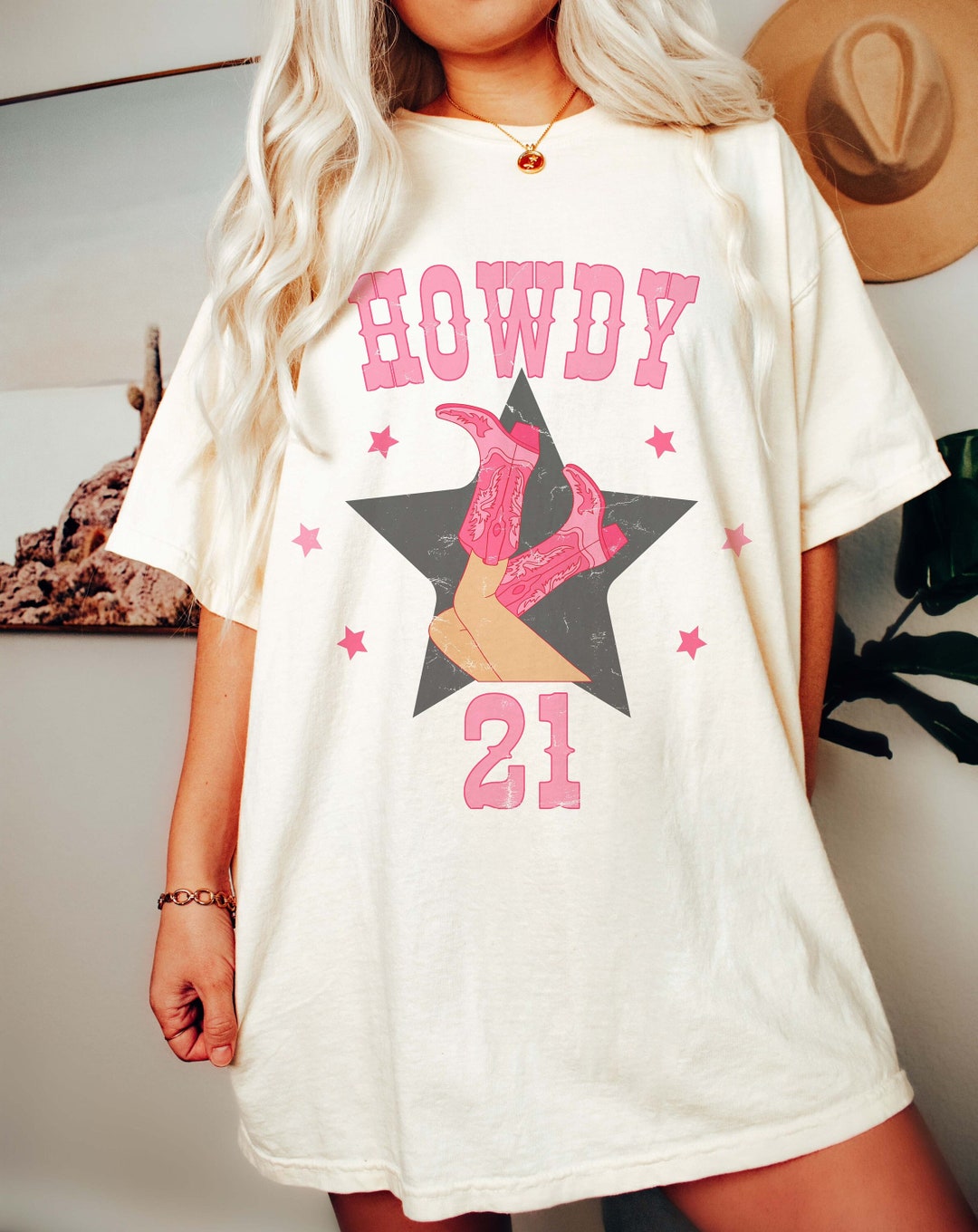Howdy 21 Shirt, Comfort Colors, 21st Birthday, Nashville Birthday Shirt ...