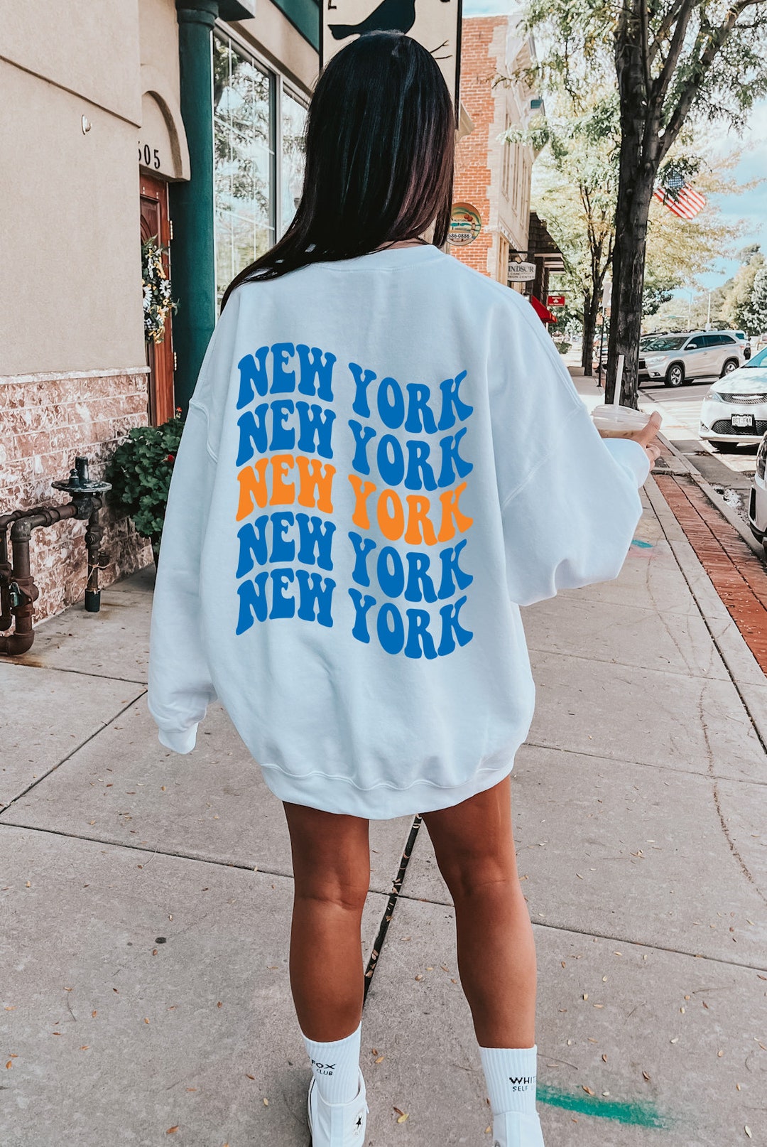 Funky New York Sweatshirt Unisex New York Crewneck New York Funky ...