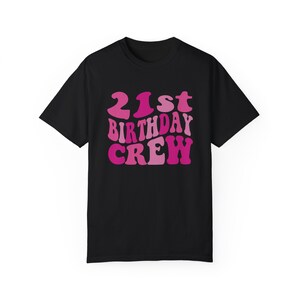 21st Birthday Shirt, Retro 21st Birthday Girl Shirt, Matching Birthday ...