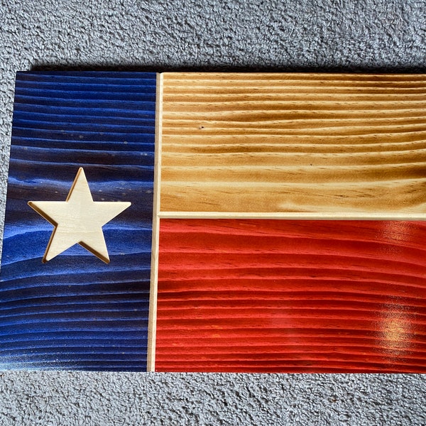 Wooden Texas Flag - Etsy