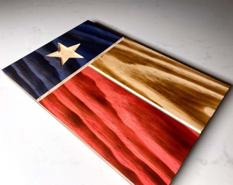 Wooden Texas Flag Wall Art - Etsy