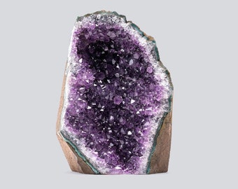 Large Natural Amethyst Crystal Cluster From Uruguay Deep Purple Color ...