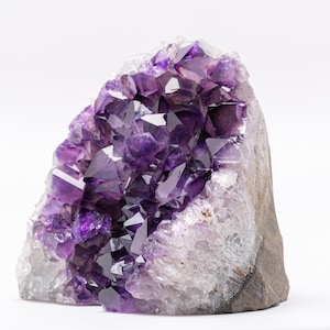 Large Natural Amethyst Crystal Cluster From Uruguay - Deep Purple Color ...