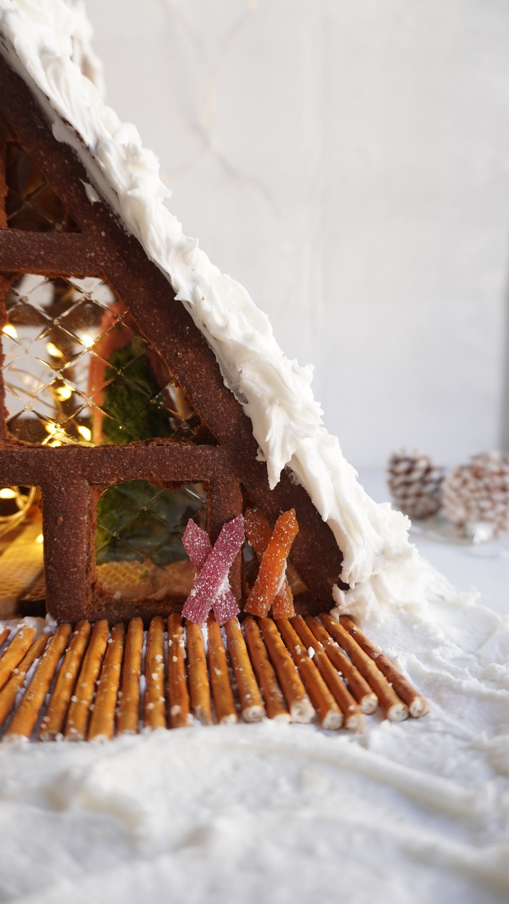 Chalet Gingerbread House Template - Etsy