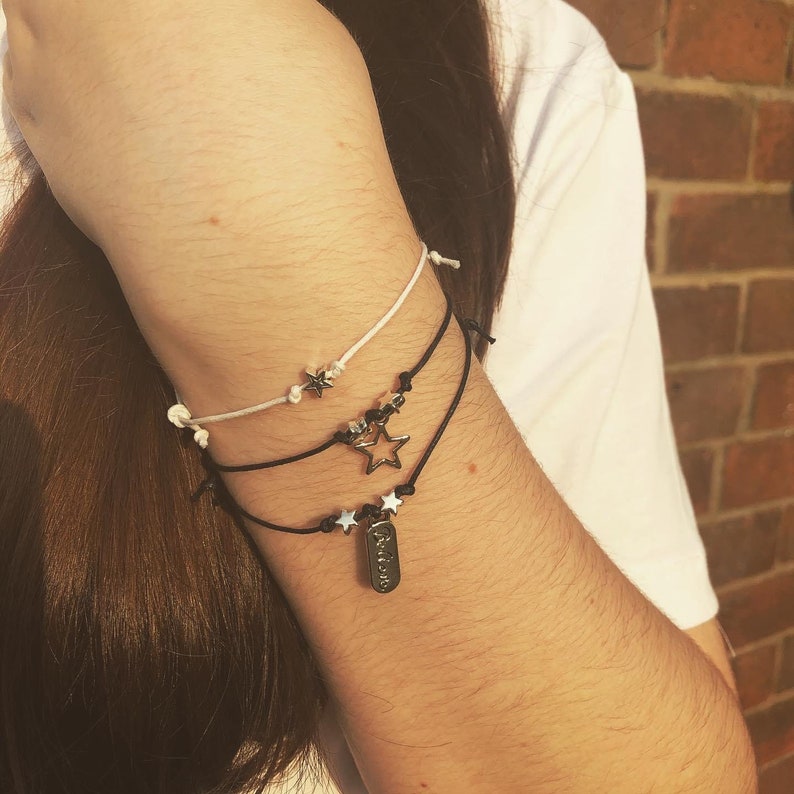 Be You Positivity String Bracelet, Affirmation, Charm Bracelet, Mental ...