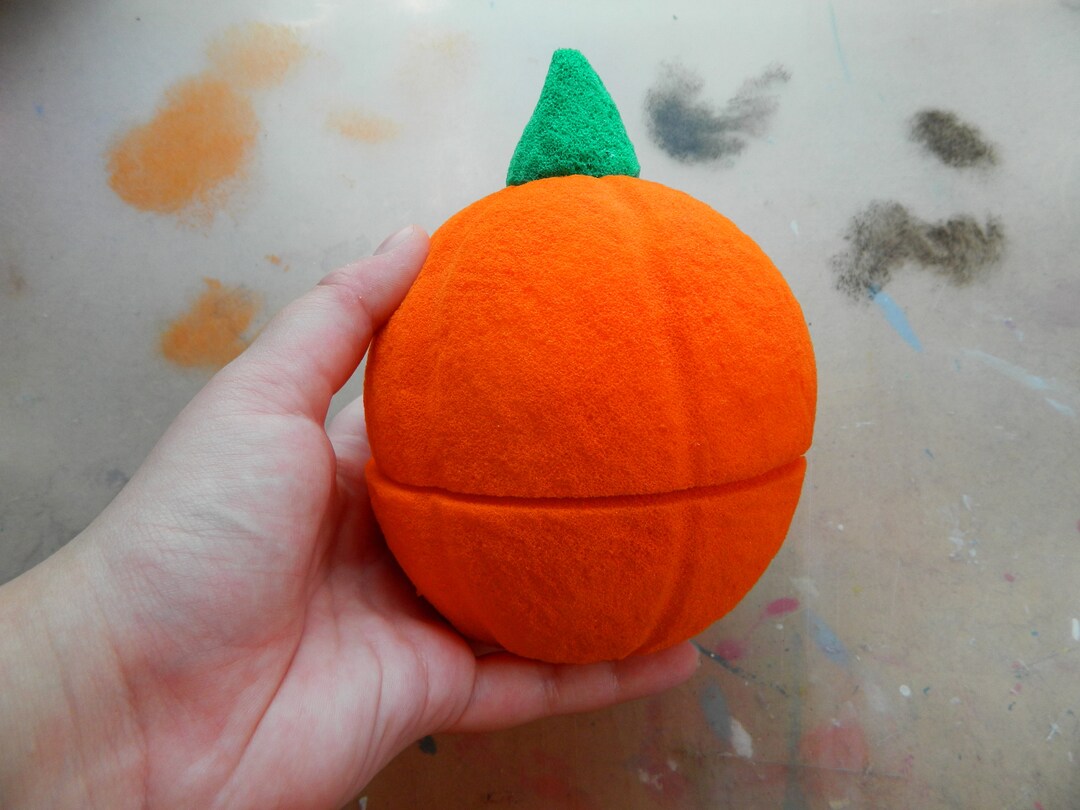 Orange Pumpkin Squishy with Mirror Inside - Etsy