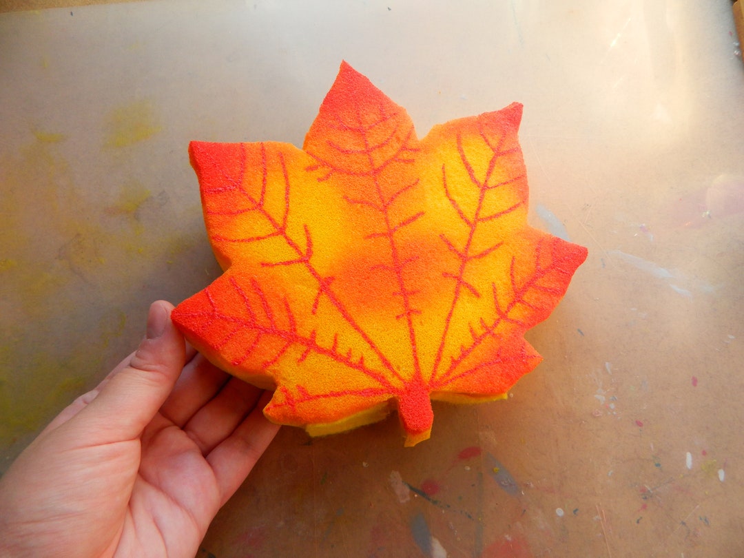 Maple Autumn Leaf Squishy (with Mirror Inside) - Etsy UK