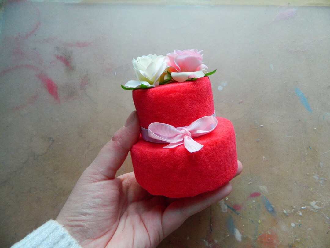 Red Two Tier Wedding Cake Squishy (with Mirror Inside) - Etsy