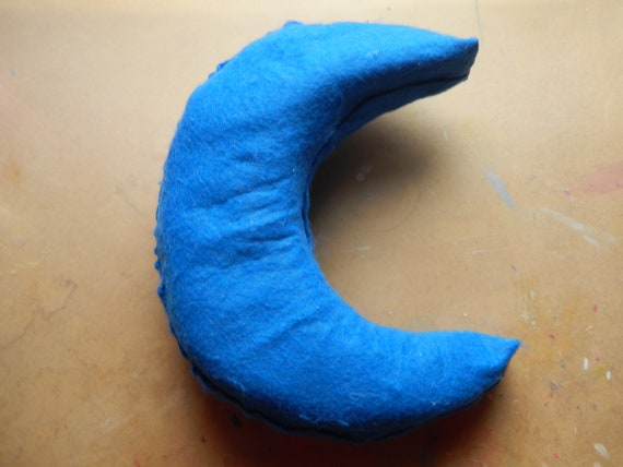 Blue Crescent Moon Squishy/cushion - Etsy