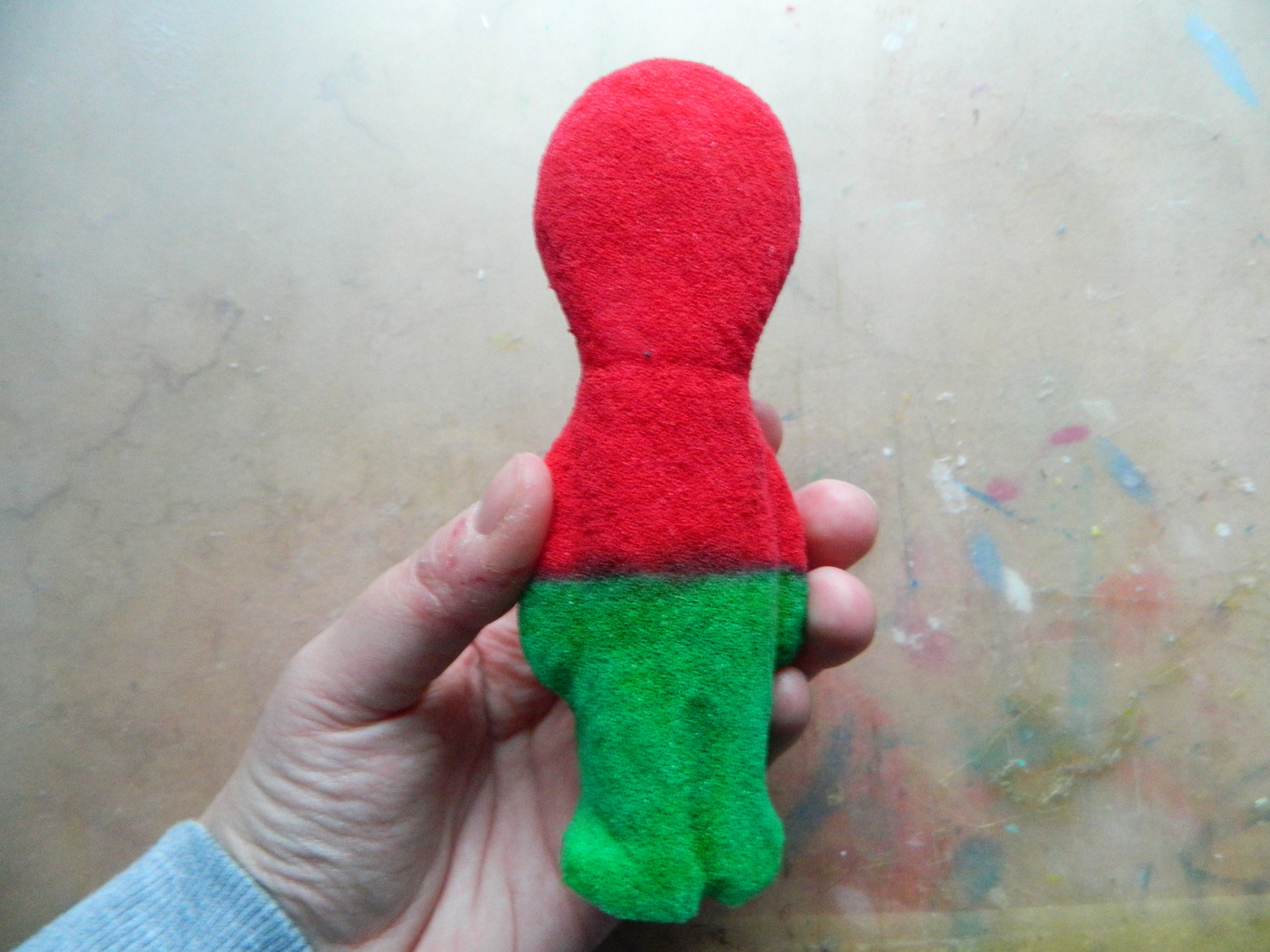 Red and Green Alien Squishy - Etsy