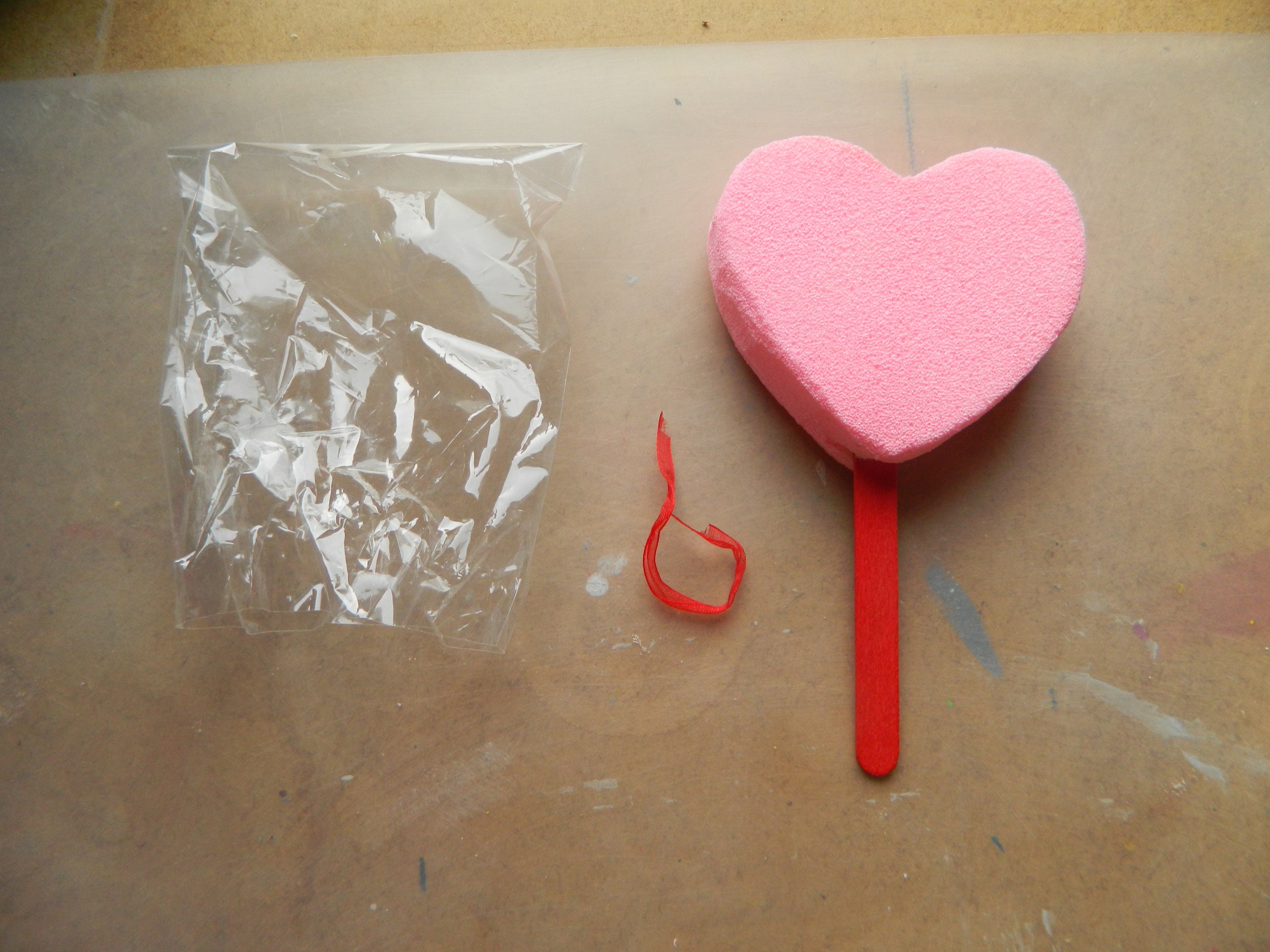 Light pink heart lollipop squishy | Etsy